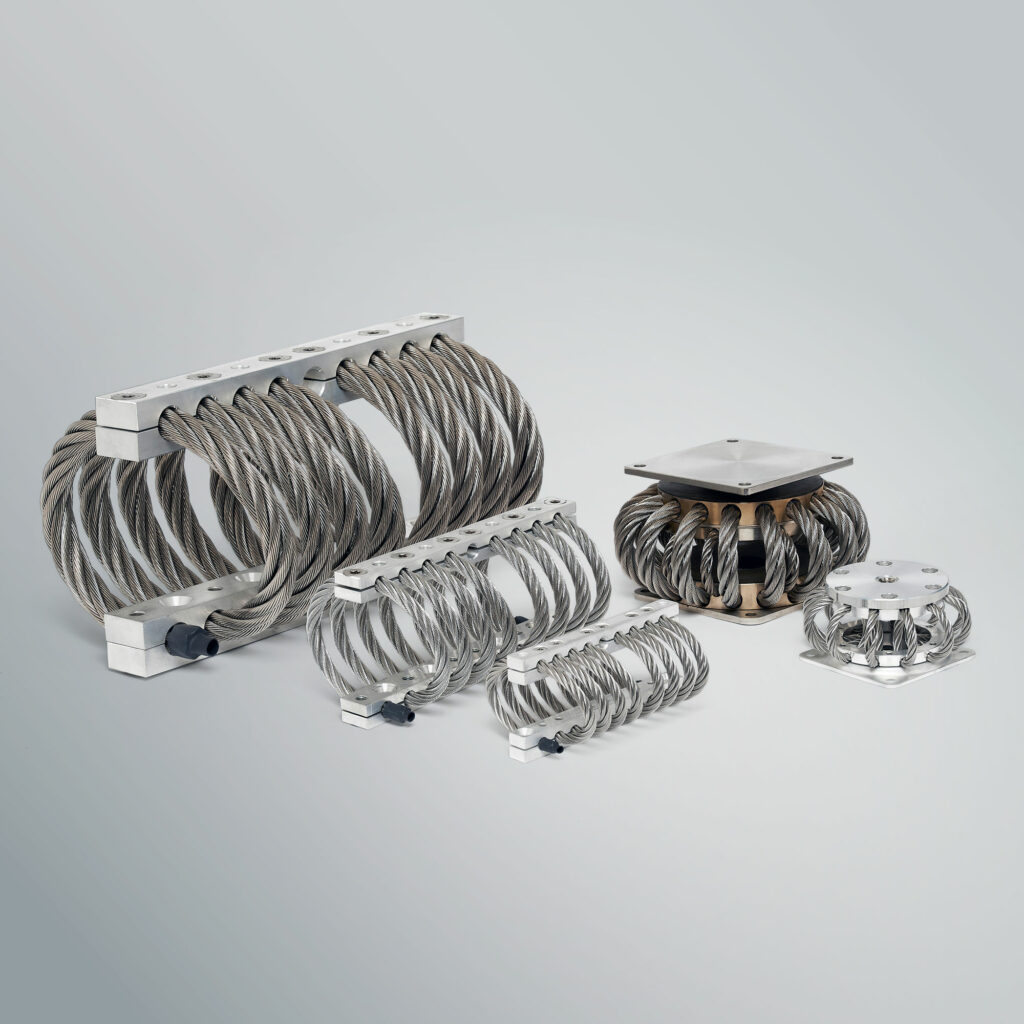 Vibrostop - Schwingungsdämpfer aus Gummi, Federn