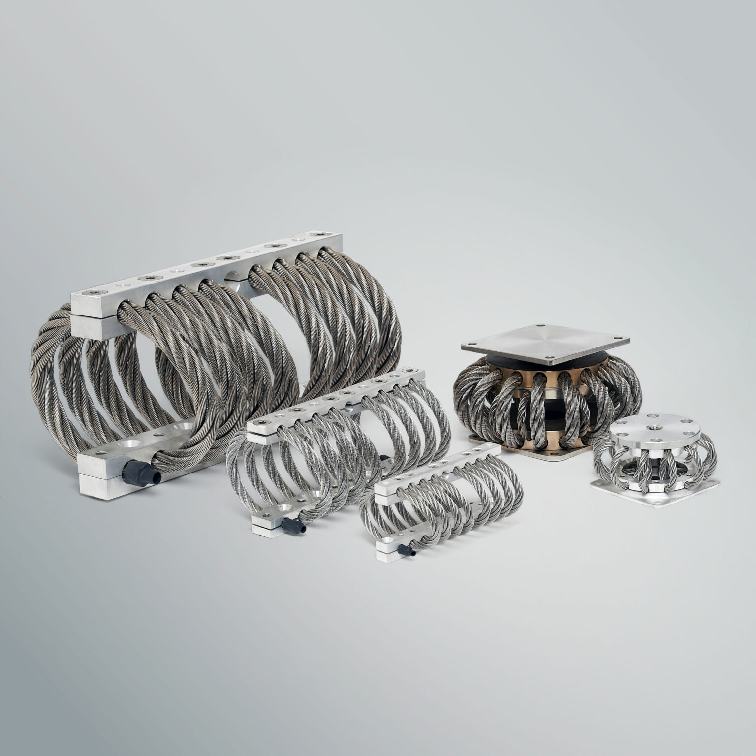 Vibrostop - Schwingungsdämpfer aus Gummi, Federn